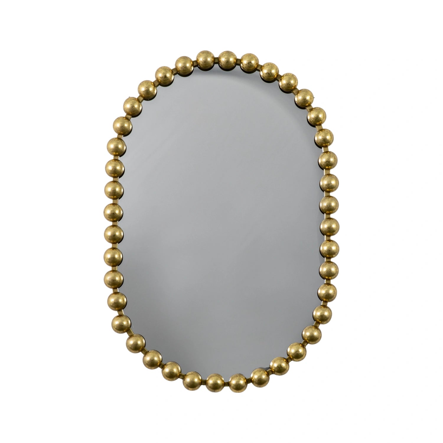 Large Racetrack Oval Gold Bobbin Wall Mirror 90x61x5cm – Click Style